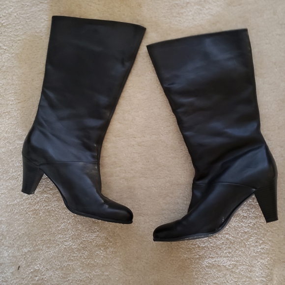 M Patrick | Shoes | Black M Patrick Flax Heeled Boot | Poshmark